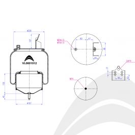 AIR SPRING WITH METAL PISTON | Alon Automotive