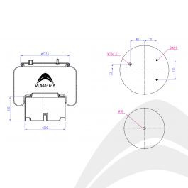 AIR SPRING WITH METAL PISTON | Alon Automotive