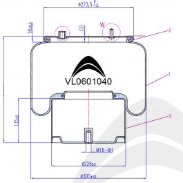 AIR SPRING WITH METAL PISTON | Alon Automotive